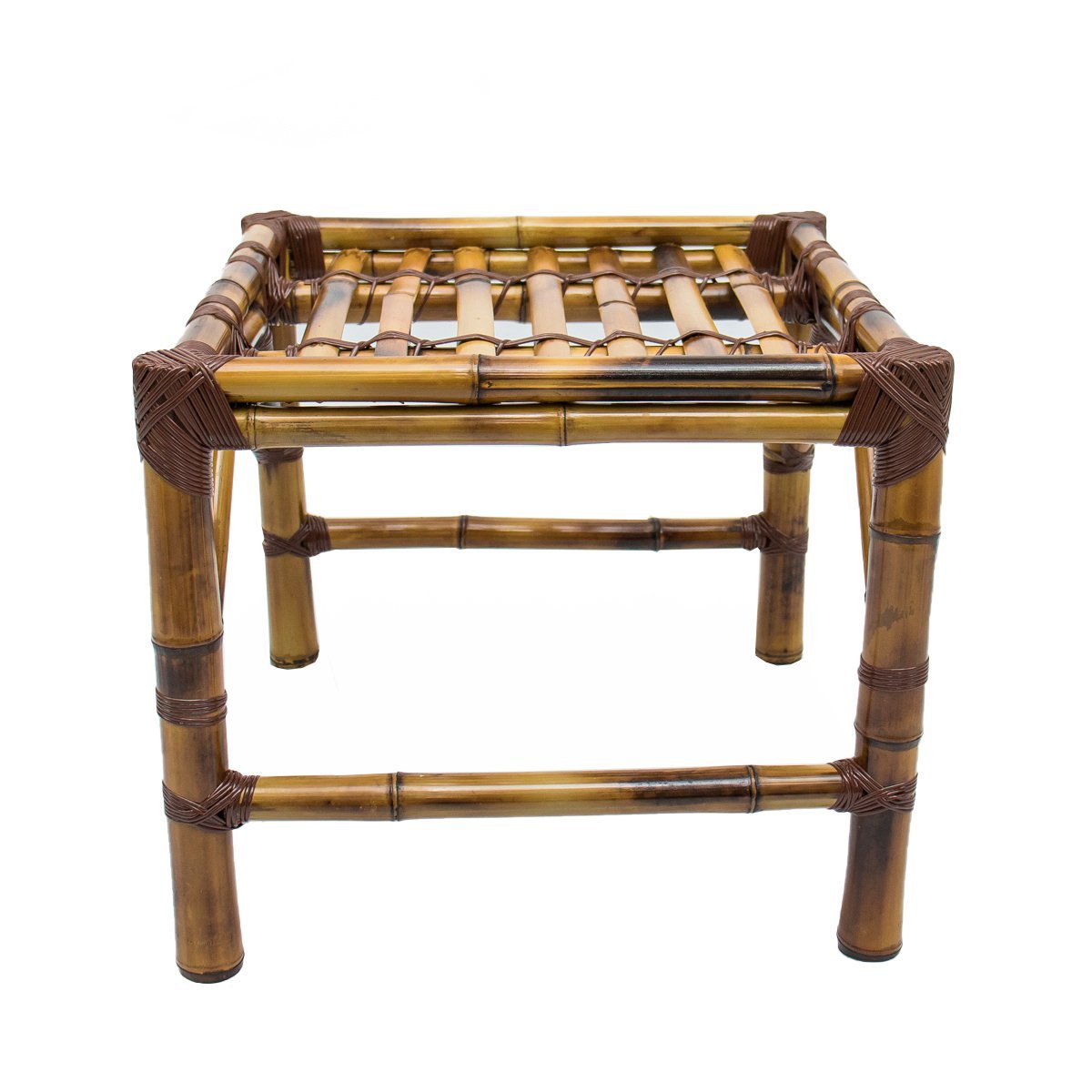 Mesa de Centro Bambu Multiuso Decorar Jardim Área de Lazer | MadeiraMadeira
