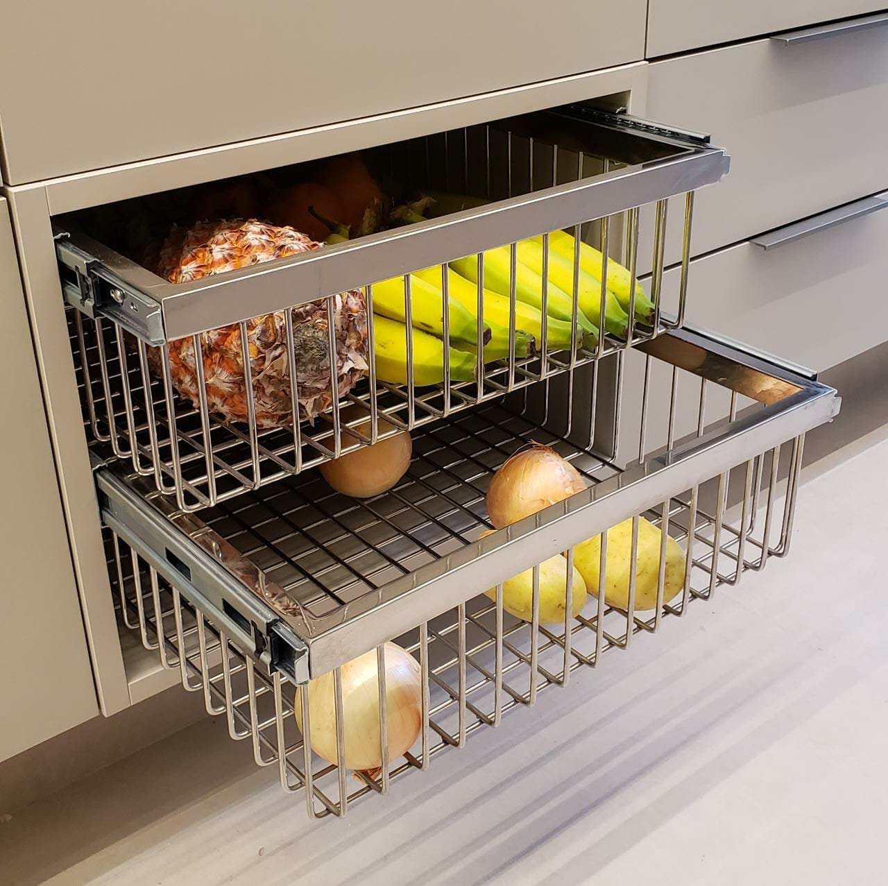 Modulo Fruteira Deslizante Em Inox 304 Elegance 50x40x14cm Inotec ...