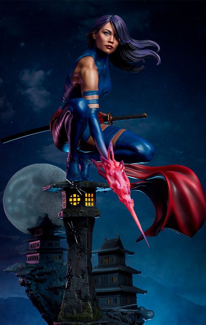 Estátua Psylocke - Marvel - Premium Format - Sideshow | MadeiraMadeira