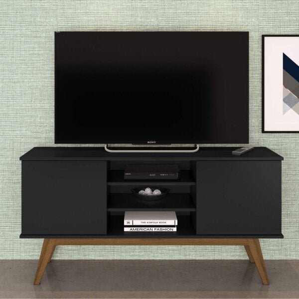 Rack para TV até 65 Polegadas 2 Portas 3 Nichos Estilare | MadeiraMadeira