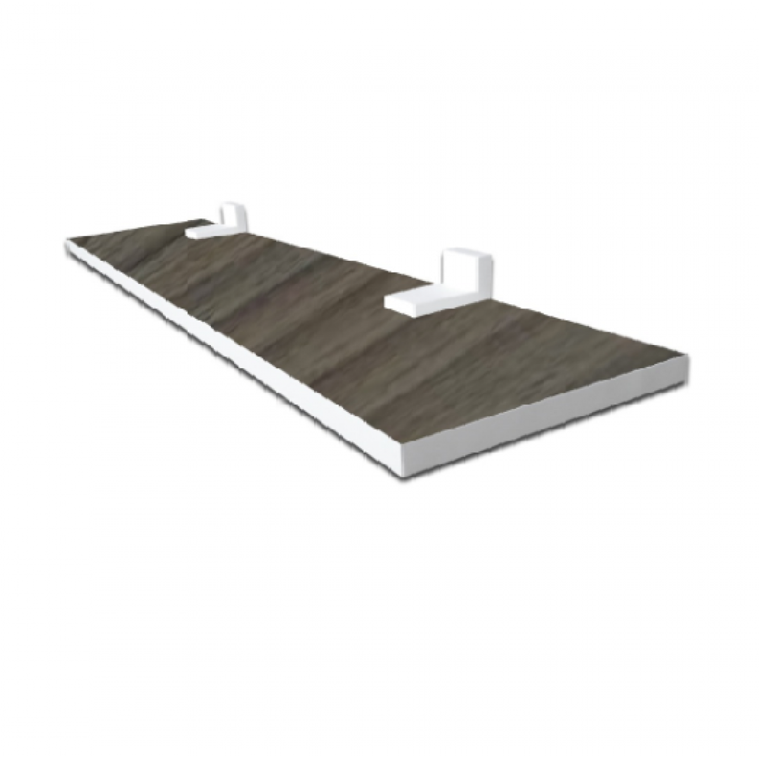 Prateleira Linha Furta-cor Em Mdf Com Borda De Pvc Branco 70x20 Cm ...