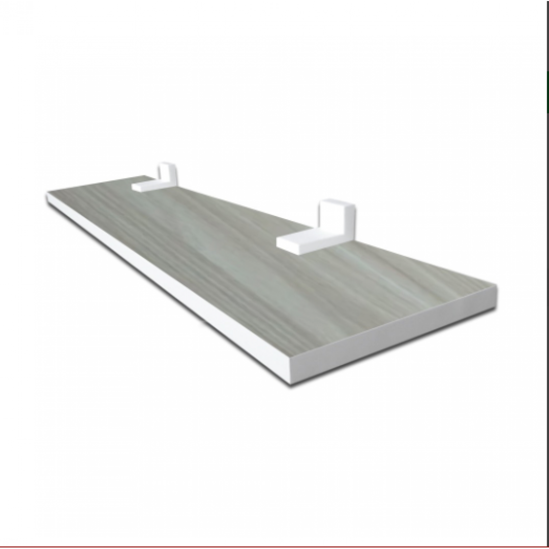 Prateleira Linha Furta-cor Em Mdf Com Borda De Pvc Branco 70x20 Cm ...