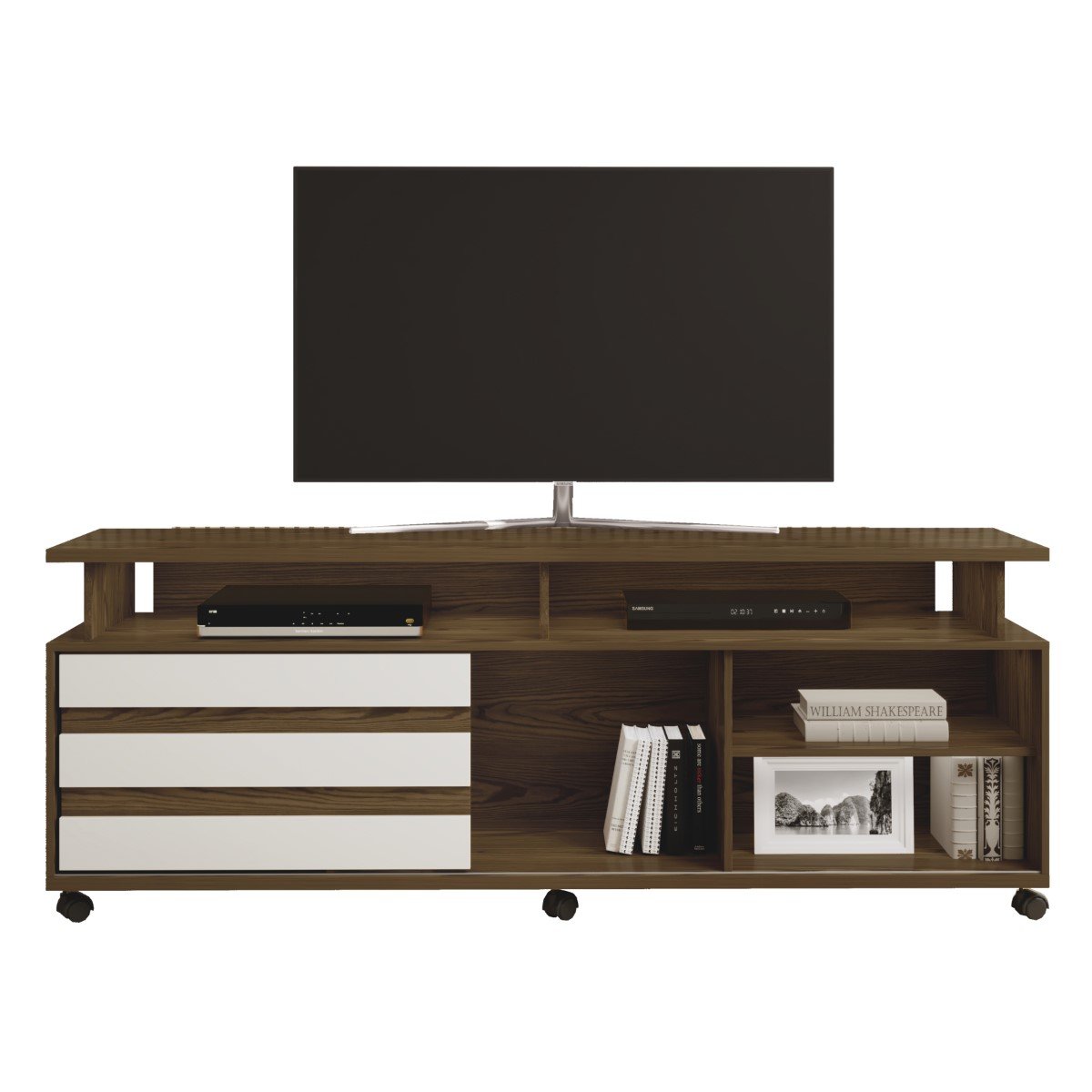 Rack para Tv até 65 Polegadas Supremo Mavaular Canion/off | MadeiraMadeira