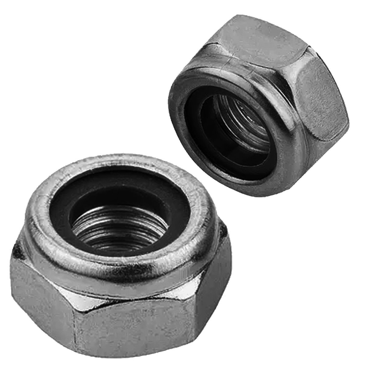 PORCA TRAVANTE NYLON PARLOCK DIN 985 M6 GEOMET - 2000PÇS | MadeiraMadeira