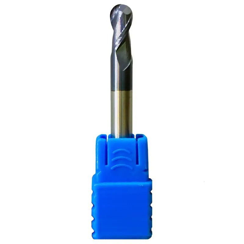 Fresa Topo Esférico Metal Duro 5,0mm - 2 Cortes com 45hrc | MadeiraMadeira