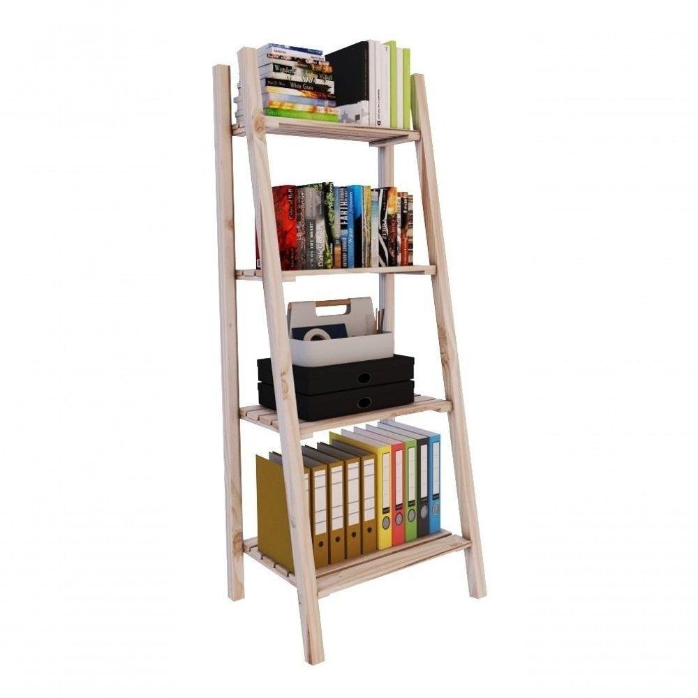 Estante Escada Rack Moderno com Hall Entrada | MadeiraMadeira
