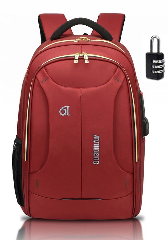 Mochila Executiva Laptop Viagem Resistente 1806 Com Cadeado Maideng ...
