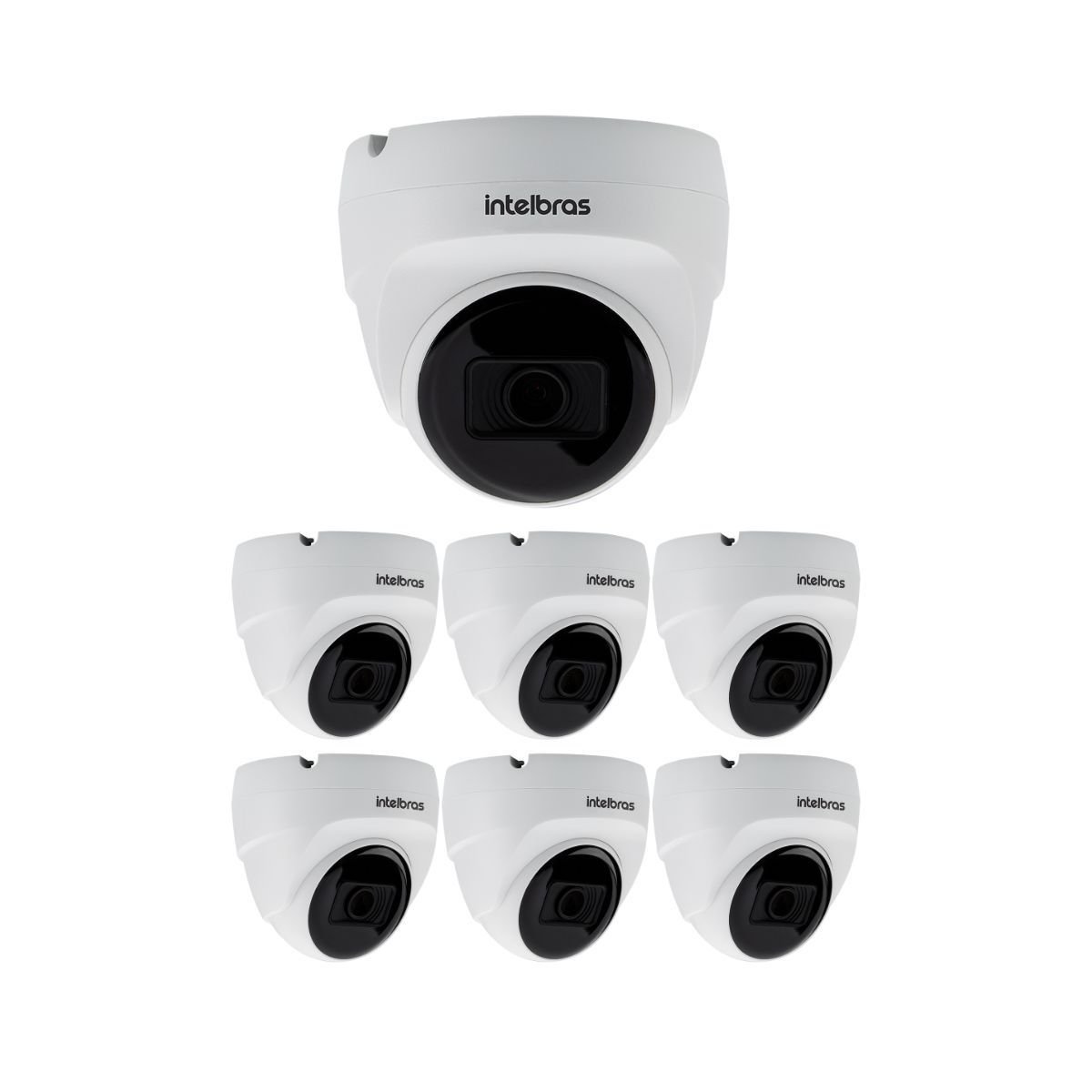 Kit 7 Câmera Multi Hd 2 Megapixels 20m com Áudio Vhd 1220 D Mic ...