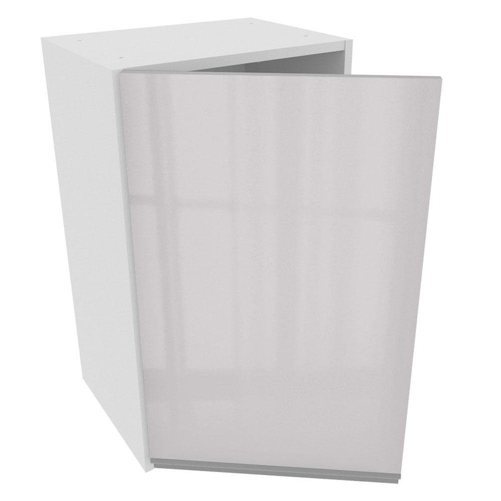 Armário Suspenso Vertical 1 Porta 100% MDF Unic Plan 66x40cm Branco ...