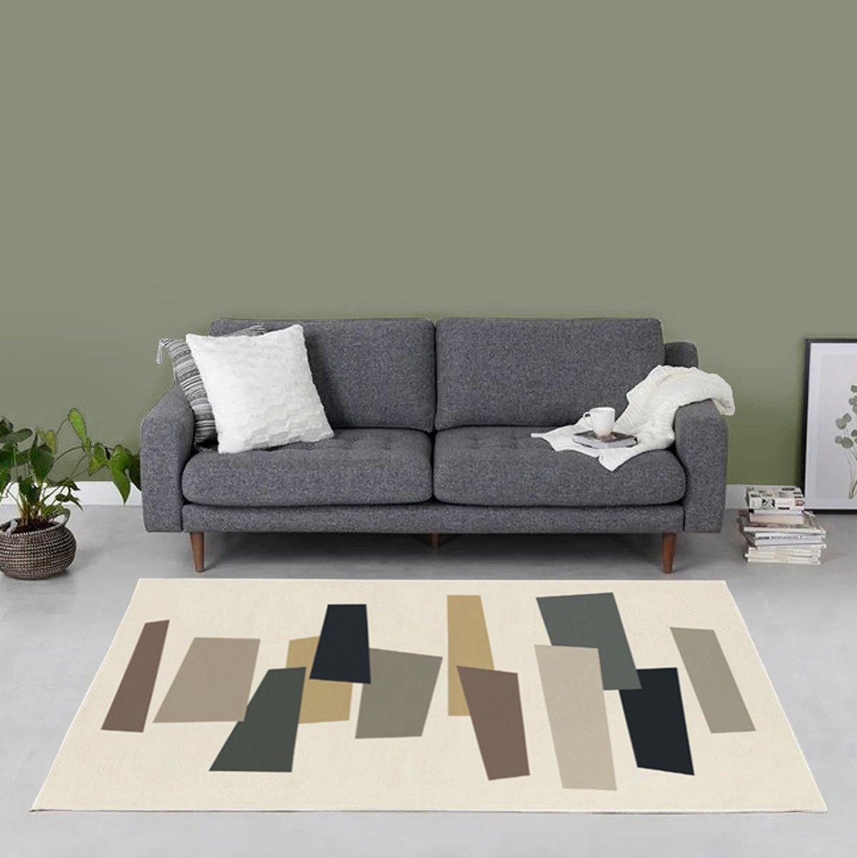 Tapete Bernadine Carmiel Veludo 140x200cm Antiderrapante FASTLAR TAPETE ...