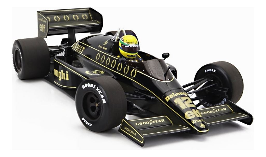 Lotus Renaut 98t Ayrton Senna 1986 1/18 Minichamps | MadeiraMadeira