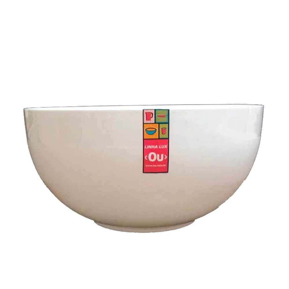 Saladeira Sfera Lux 3l Branca 24cm Ou | MadeiraMadeira