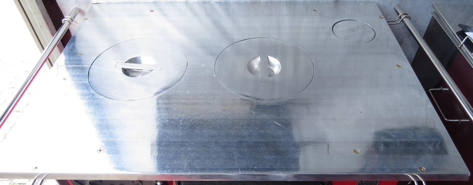 Fogão A Lenha Nº 2 Direito Preto Chapa Alumínio Fornos Pinhal ...