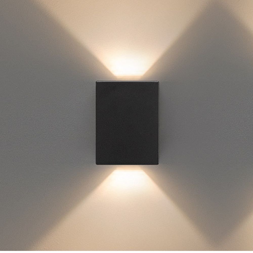 Arandela de Parede Led Effekt Retangular Facho Aberto Externo 3000k 8w ...