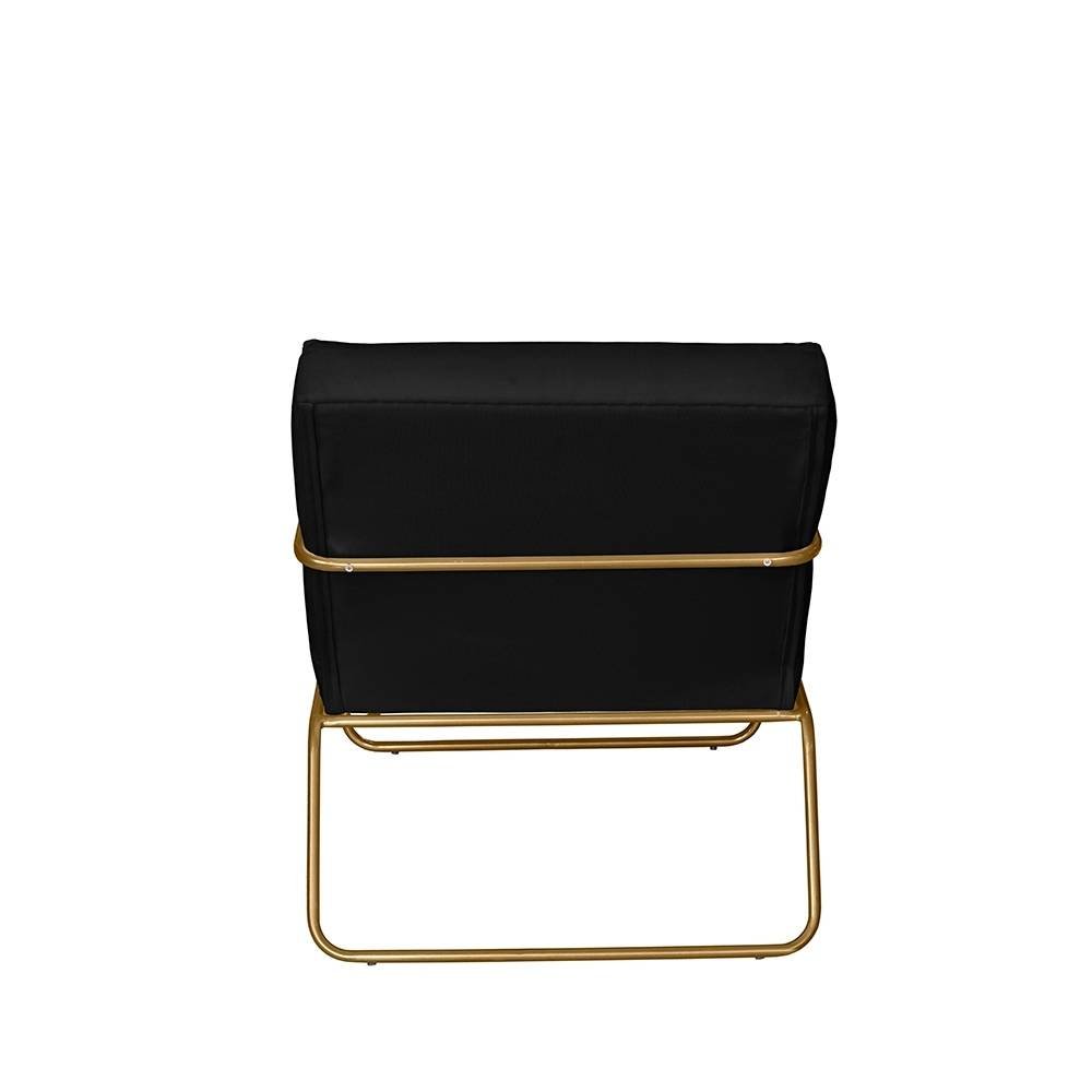 Kit 2 Poltrona para Descanso Iza Com 2 Puff Redondo Base de Ferro ...