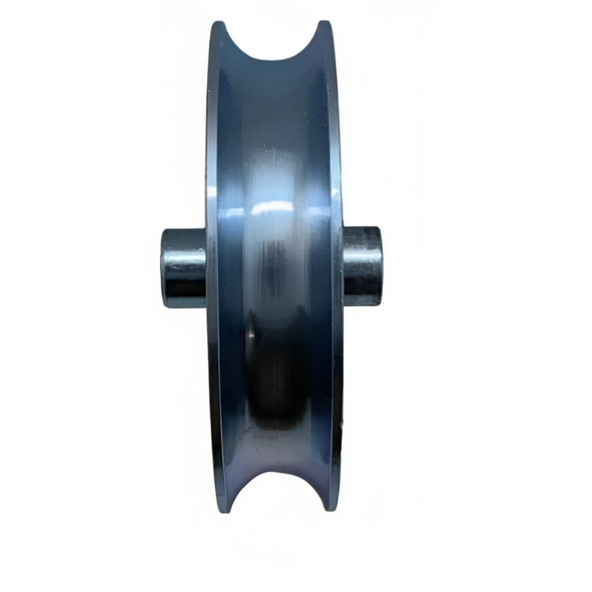 ROLDANA EM ACO 4" CANAL (U) COM EIXO E ROLAMENTO PORTA PORTÃO FERRO ...