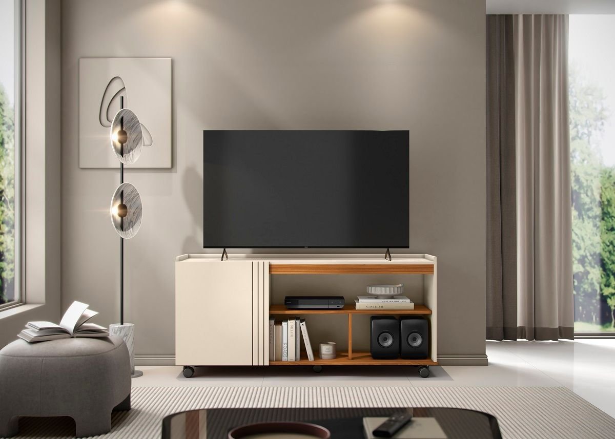 Estante para Tv até 70 Polegadas Rack Moderno Luxo Quarto e Sala ...