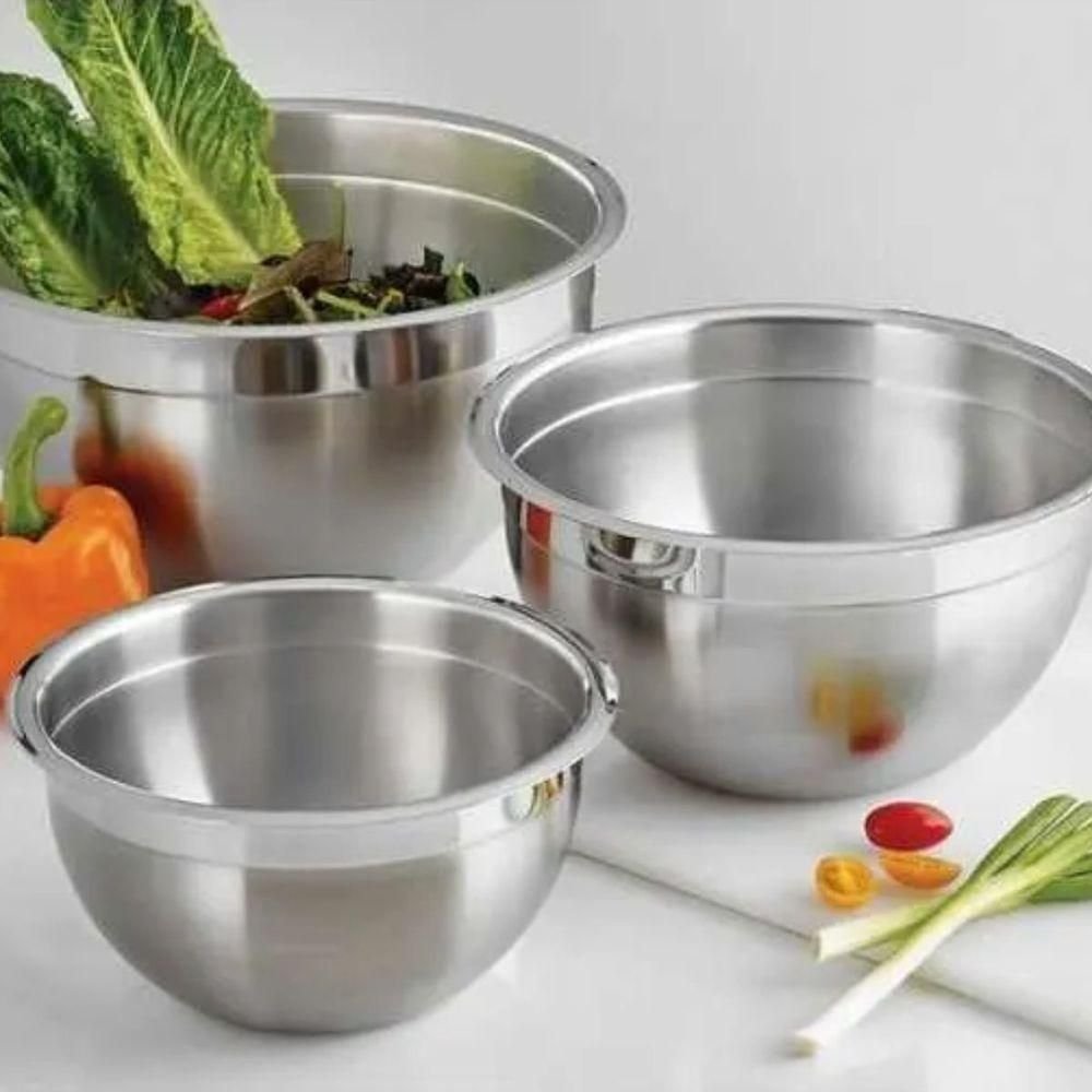 Tigela Inox Bowl Multiuso Profissional 22cm | MadeiraMadeira