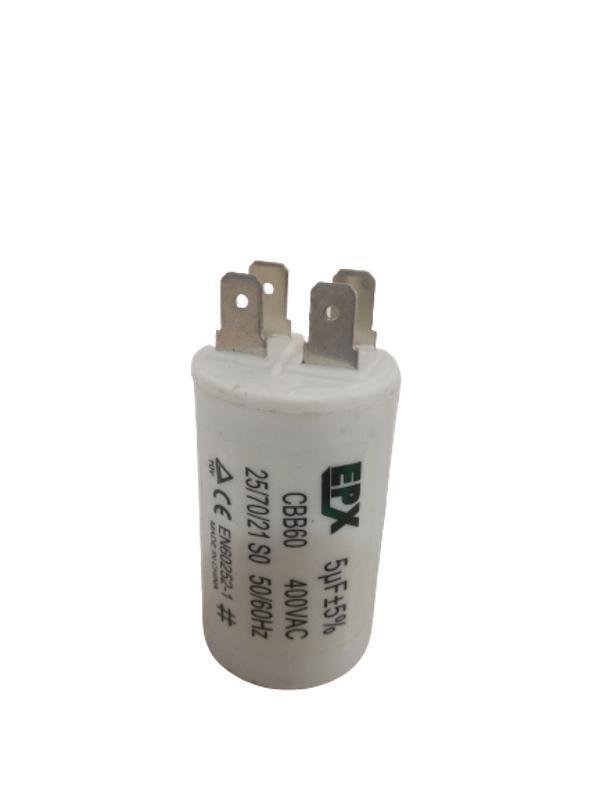 Capacitor de Partida para Motor 5mf Epx 400vac | MadeiraMadeira