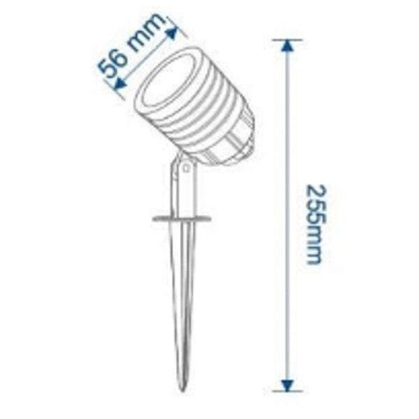 Espeto Jardim embutido no solo Clean LED IP65 6W 6500K Blumenau ...