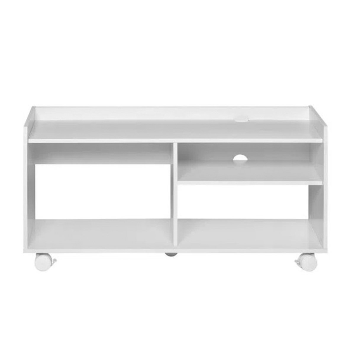 Rack Para TV Até 42 Polegadas 1,10m Edition Branco: Branco | MadeiraMadeira