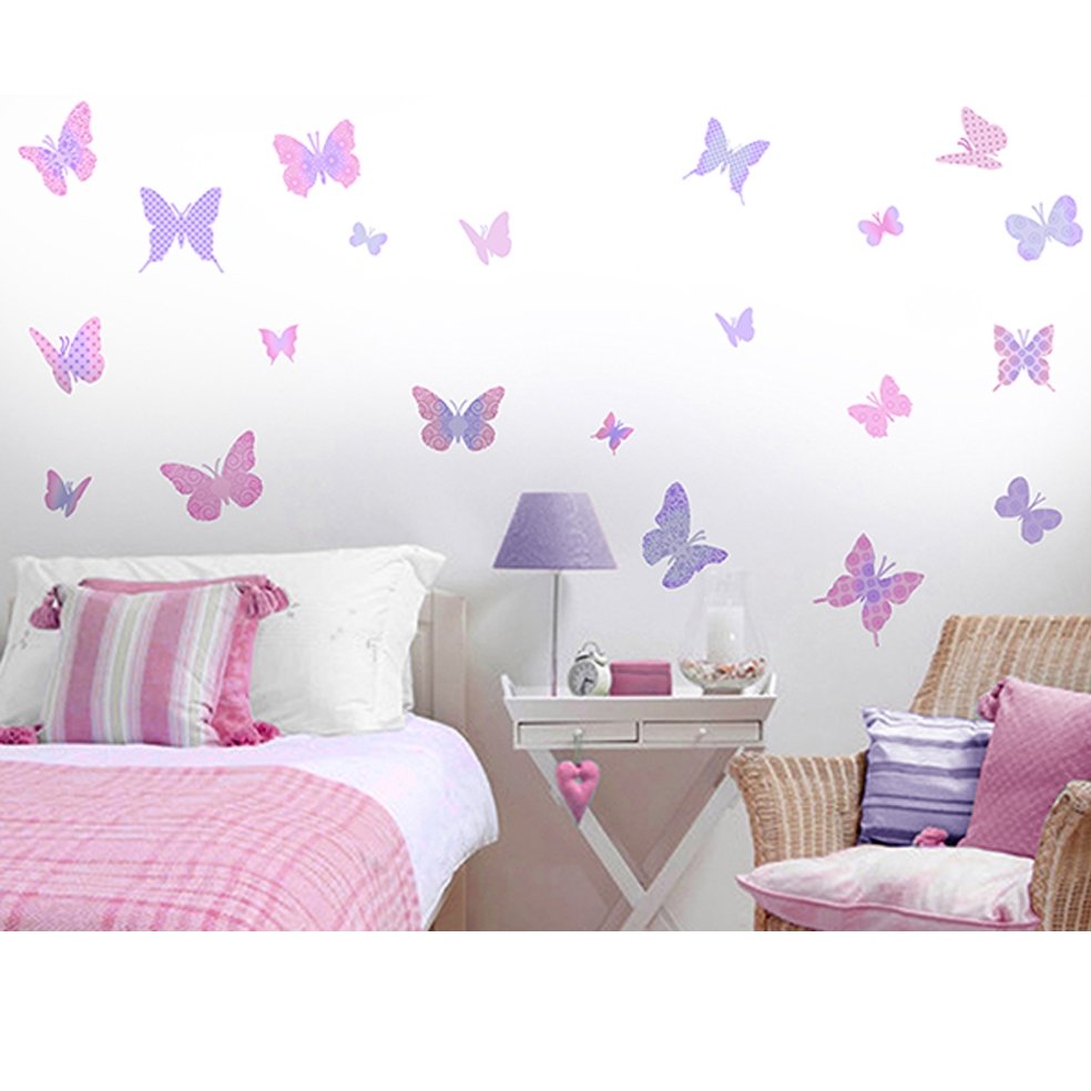 Adesivo de Parede Infantil Borboletas Kids | MadeiraMadeira