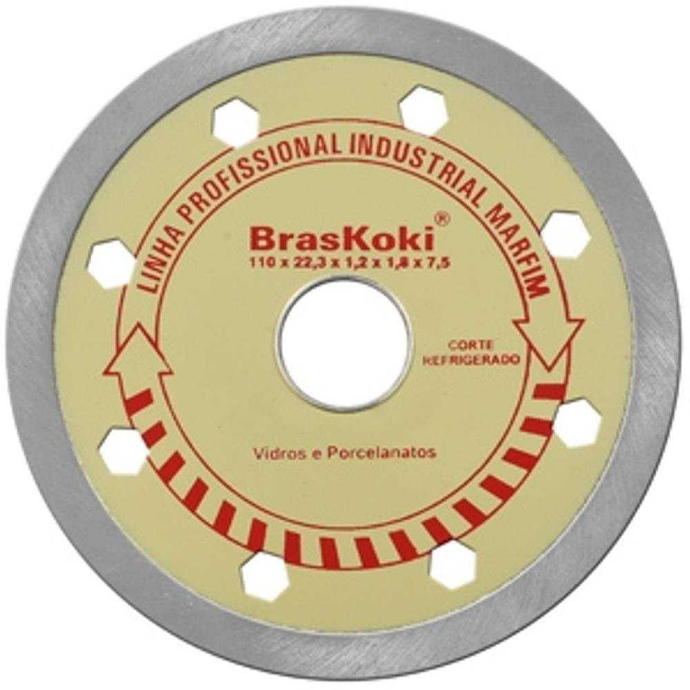 Disco Marfim 110mm para Vidros e Porcelanatos - 23.1210202 - BRASKOKI ...