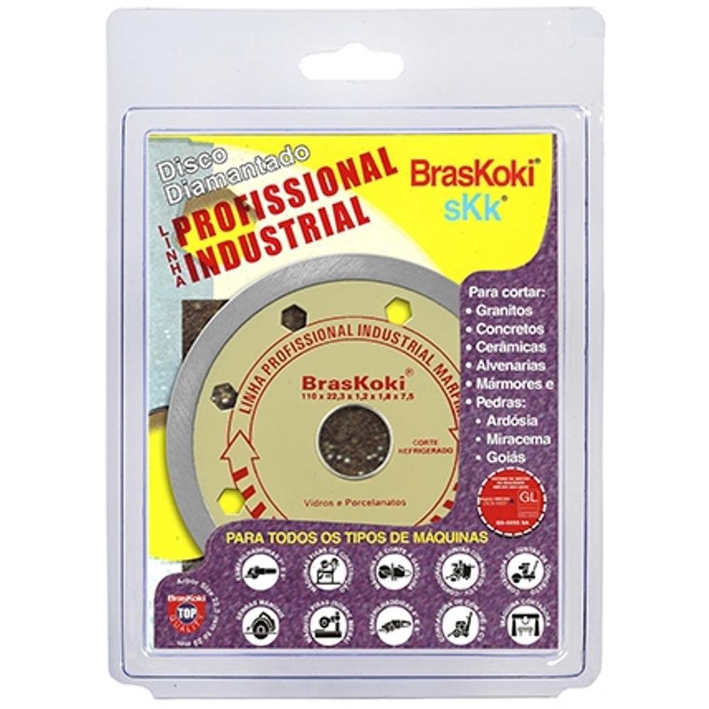 Disco Marfim 110mm para Vidros e Porcelanatos - 23.1210202 - BRASKOKI ...