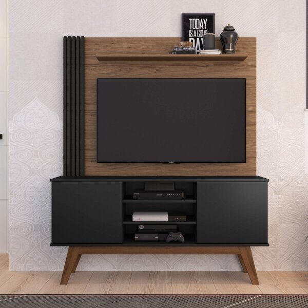 Rack com Painel para TV até 50 Polegadas Lua Estilare | MadeiraMadeira