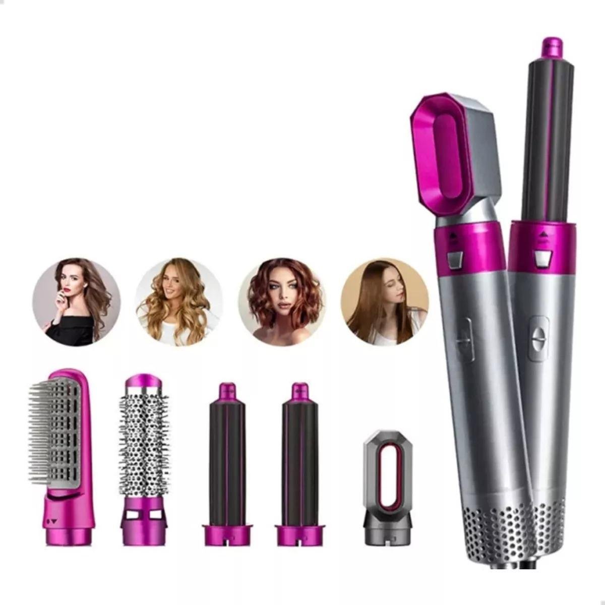 Escova Secadora 5 em 1 Multiuso Estilo e Elegância - 1100w - Bivolt ...