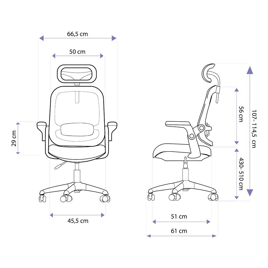 Cadeira de Escritorio Elements Astra | MadeiraMadeira