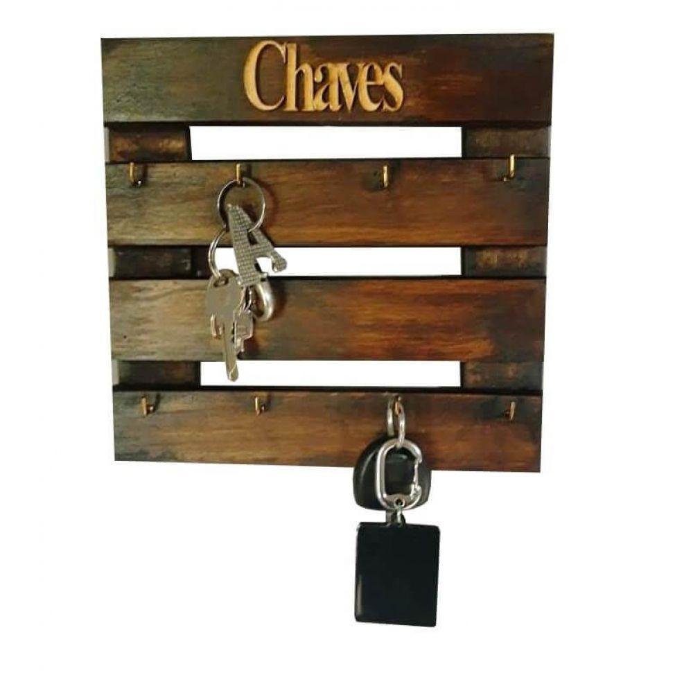 Porta Chaves de Madeira Maciça Móveis Arpus | MadeiraMadeira