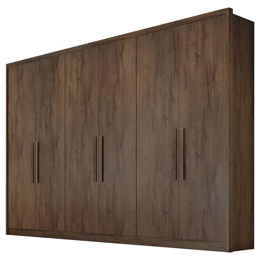Roupeiro Casal Robust 6 Portas 6 Gavetas Canela - Novo Horizonte ...