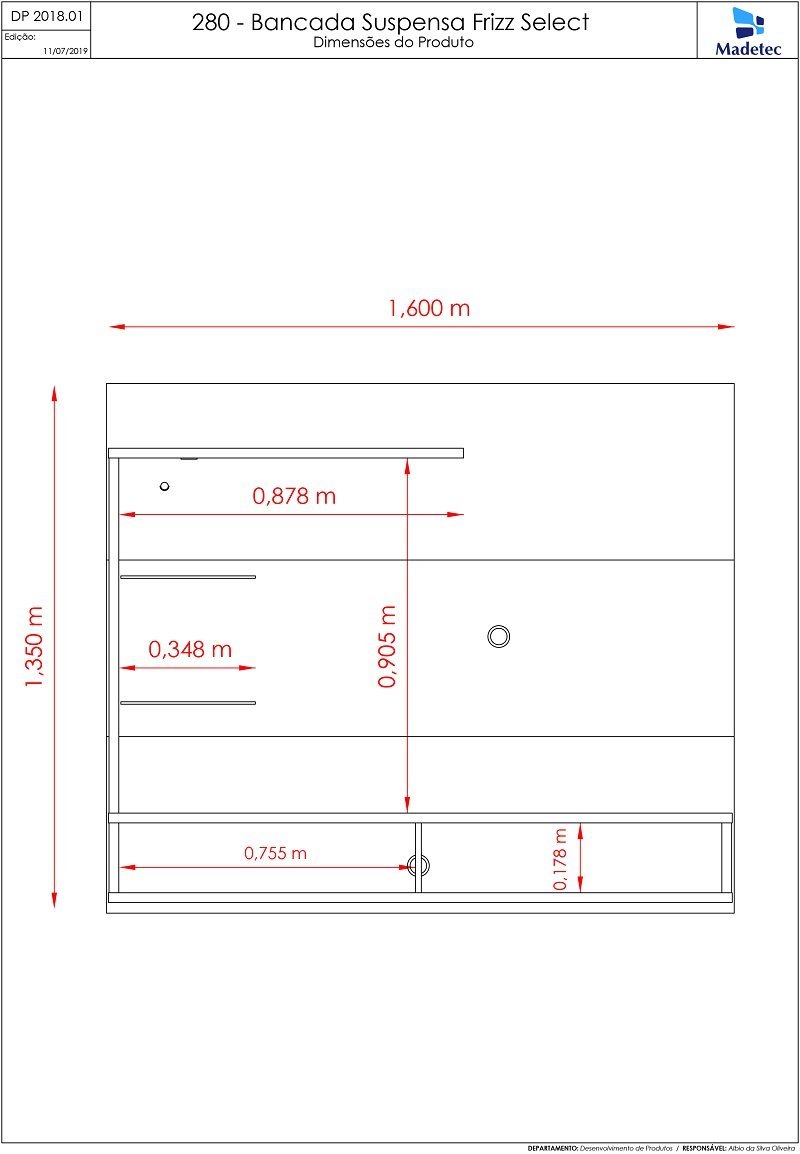 Painel Frizz Select para TV de até 50 polegadas - CALACATA / OFF WHITE ...