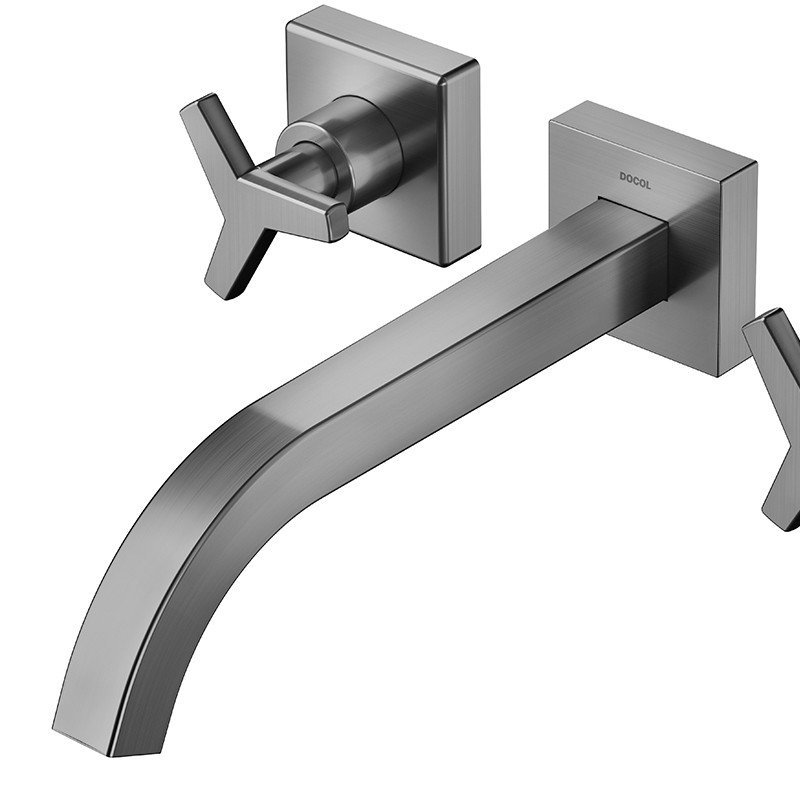 Torneira Misturador Docol City 878070 de Parede Grafite Escovado ...