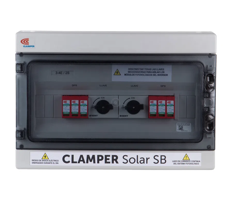 Kit String Box Solar Sb 1000 18Ka 3-4E/2S Clamper | MadeiraMadeira