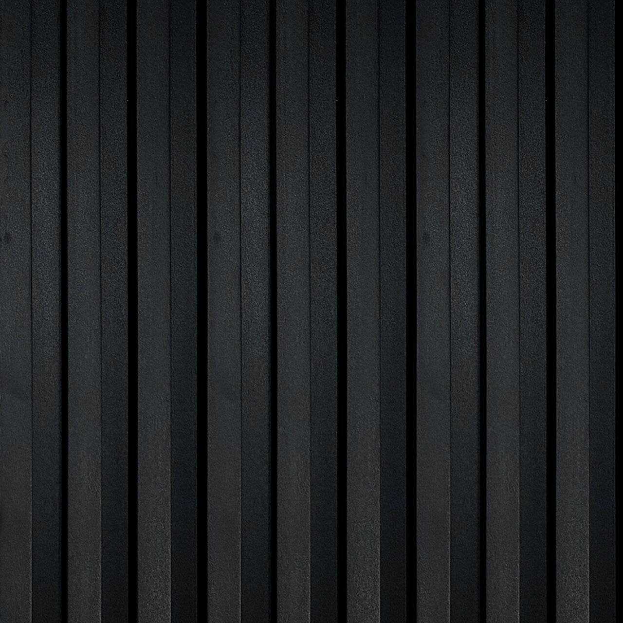 Painel Ripado Wpc Interno Wave Cor: Preto 2,90m X 16cm (0,46m²) Woopo ...