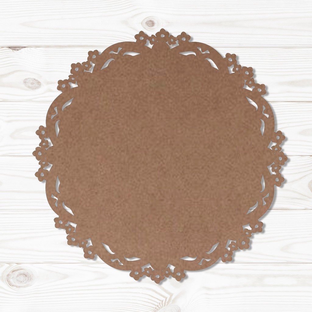 Sousplat em MDF Floral Cru | MadeiraMadeira