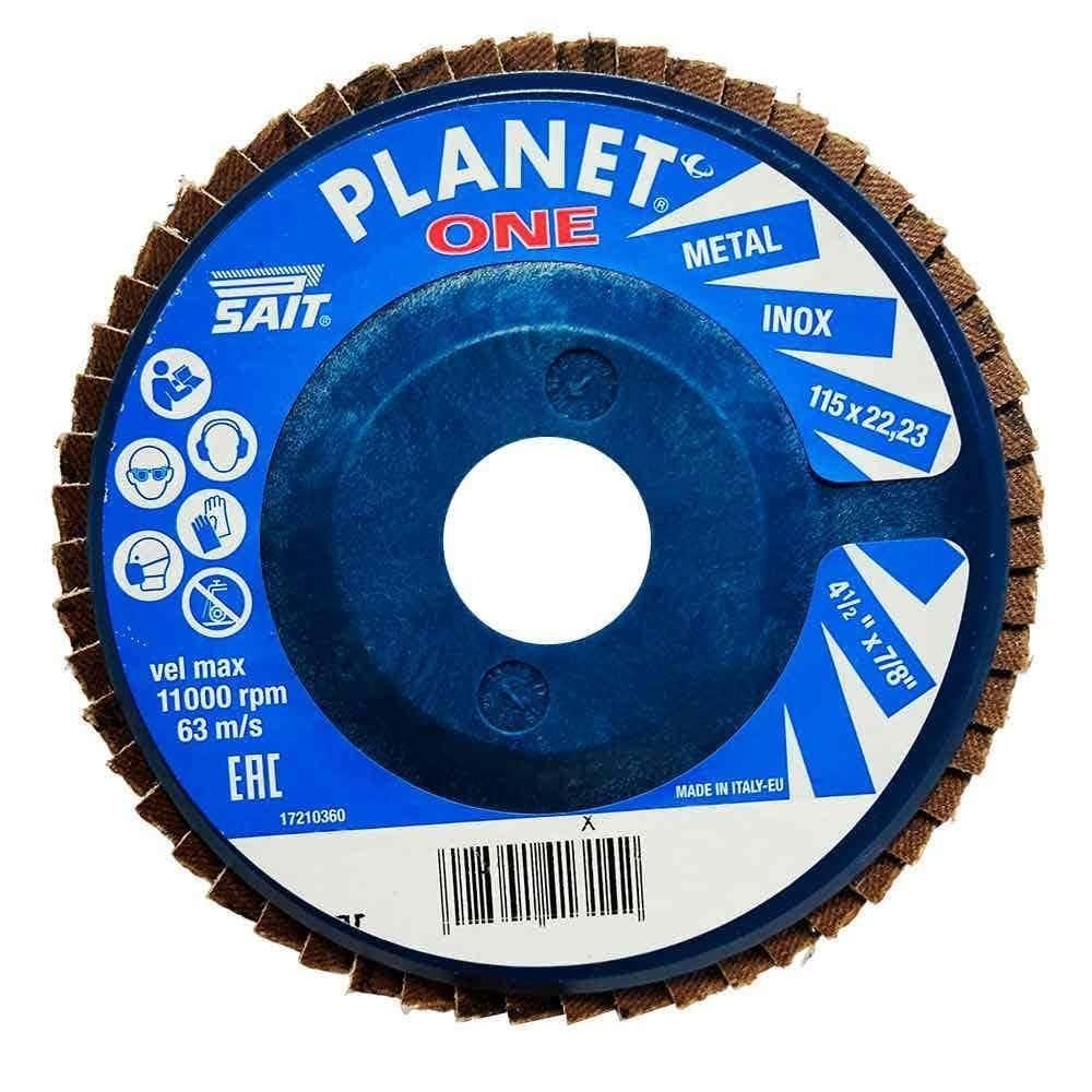 Disco de Lixa Flap 4.1/2 Pol GR60 Unidades SAIT | MadeiraMadeira