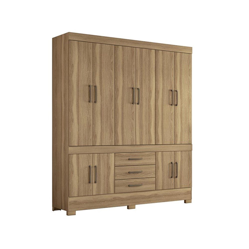 Guarda Roupa Moderno Embutido 10 Portas + 3 Gavetas Modulado:amendola ...