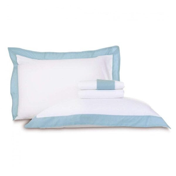 Jogo de Cama Casal Percal 100% Algodão 180 Fios Maison D'Art Mondrian | MadeiraMadeira