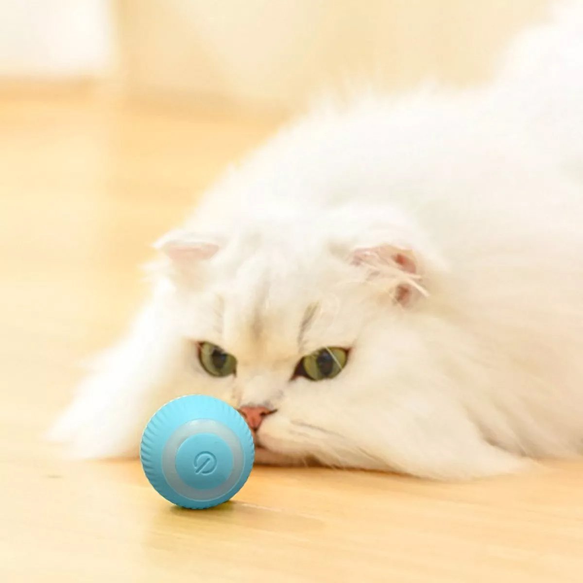 Bola Giratoria Inteligente Gato Pet Felino Bicho Usb Bateria ...