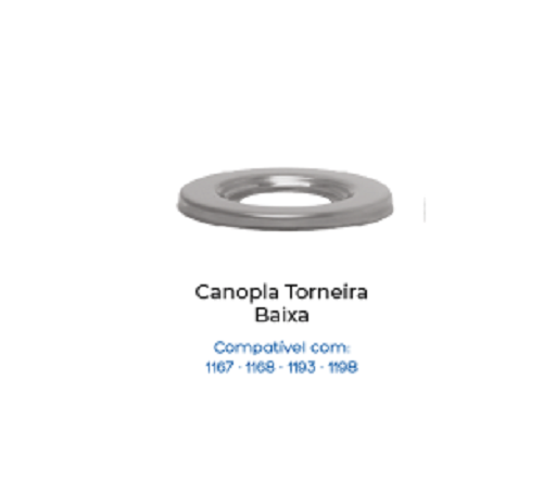 Canopla Nova Orion Torne Baixa 1168/1198/1167/1193 | MadeiraMadeira