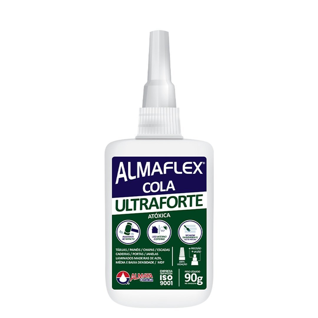 Cola Ultra Forte Resistente a Umidade e Temperatura Almaflex 90G | MadeiraMadeira