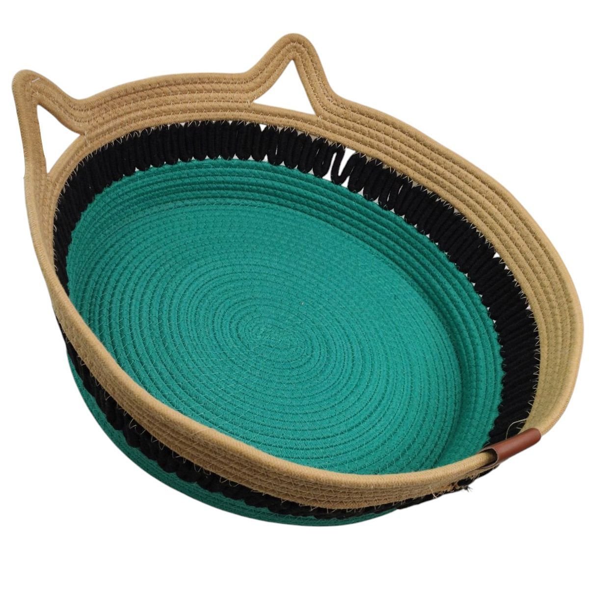 Cama Gato Arranhador Ninho Cesto Rasqueavel Pet Animais Felino Bichinho ...