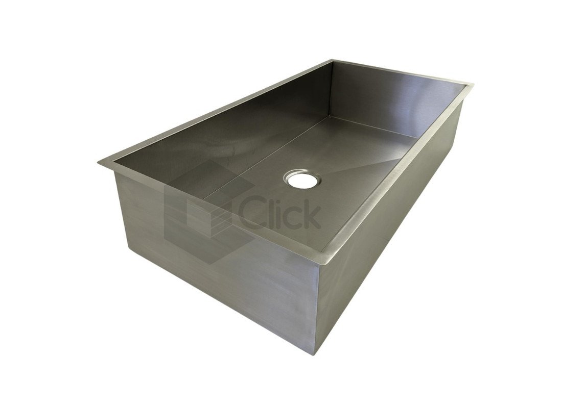 Cuba Quadrada 80x40 Cm Inox 304 Cozinha Gourmet | MadeiraMadeira