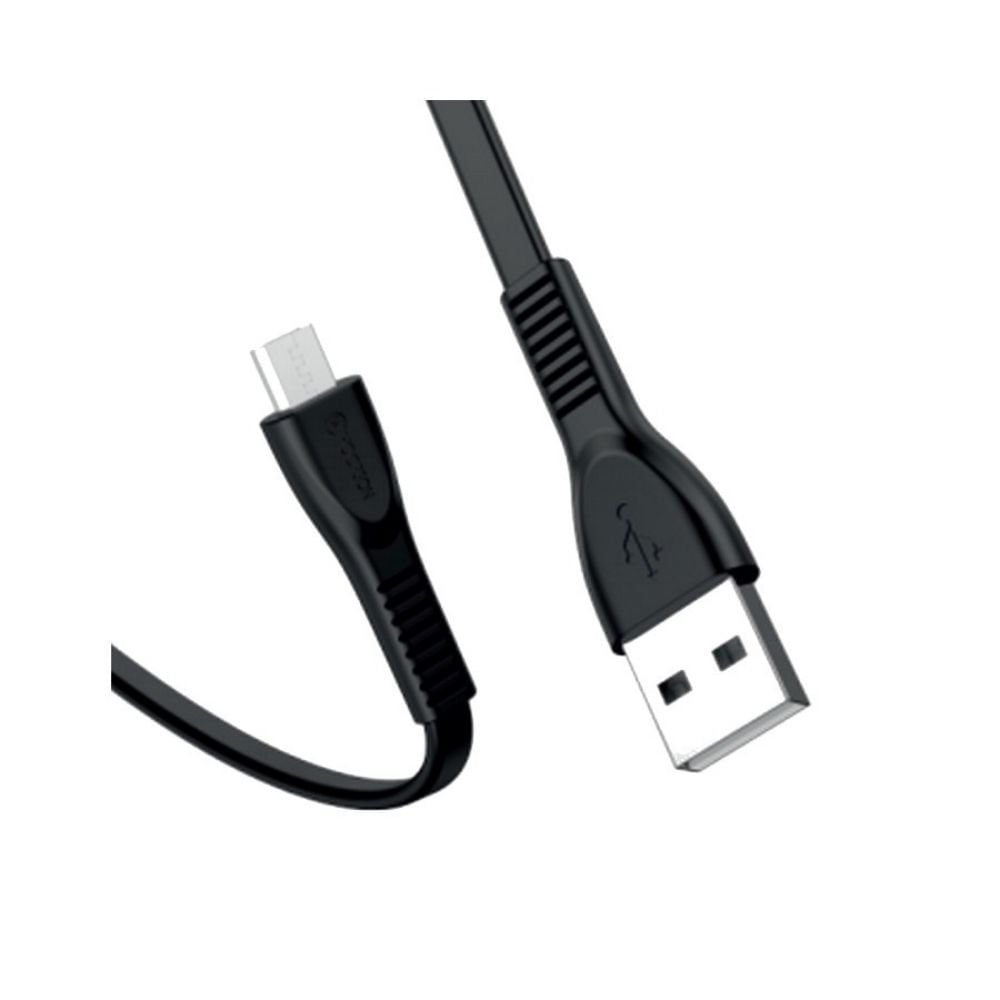 Cabo Micro USB Hoopson Preto 1,8m CH17 | MadeiraMadeira