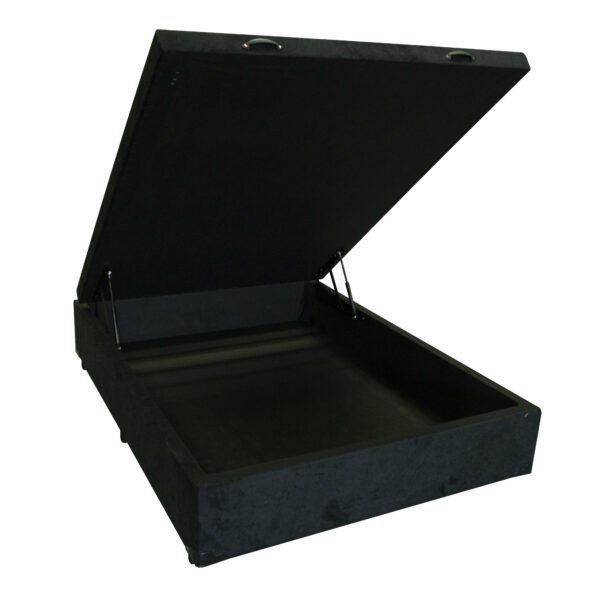 Base box baú - CASAL SUEDE | MadeiraMadeira