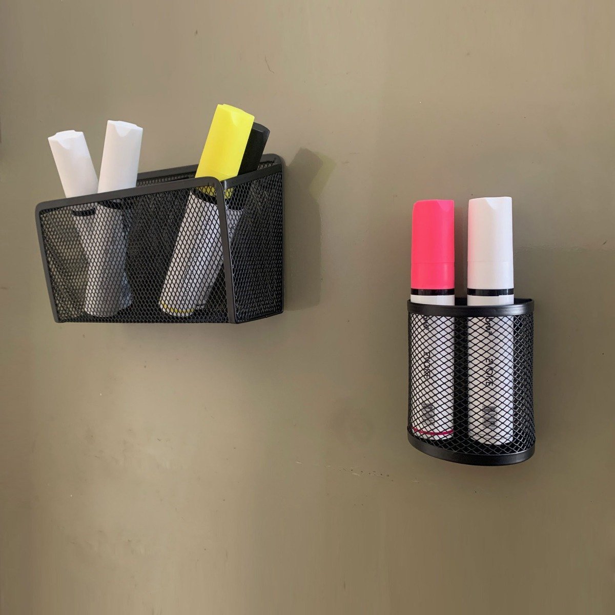 Porta Marcador PRETO Quadro Branco Imantado Duplo - BRW - OR5181 ...