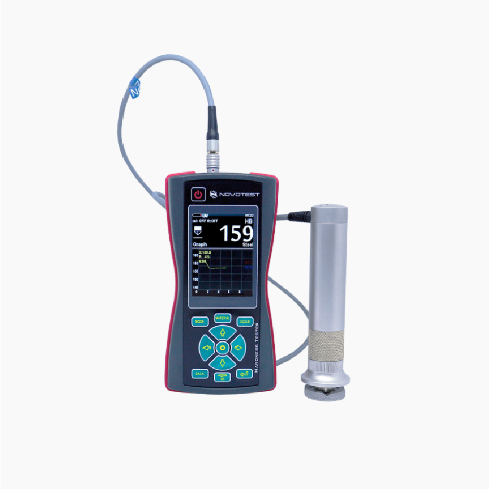 Durômetro Digital Portátil Conexão Bluetooth Impedância de Contato Uci Astm A1038 Interface Usb ...